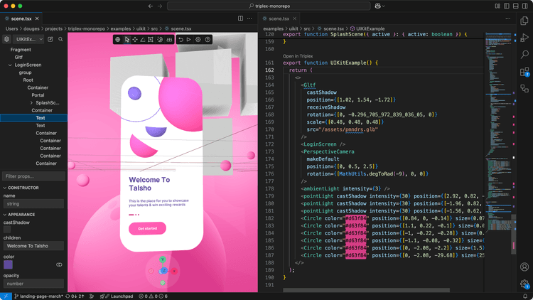Build the 2D and 3D Web Without Coding • Triplex