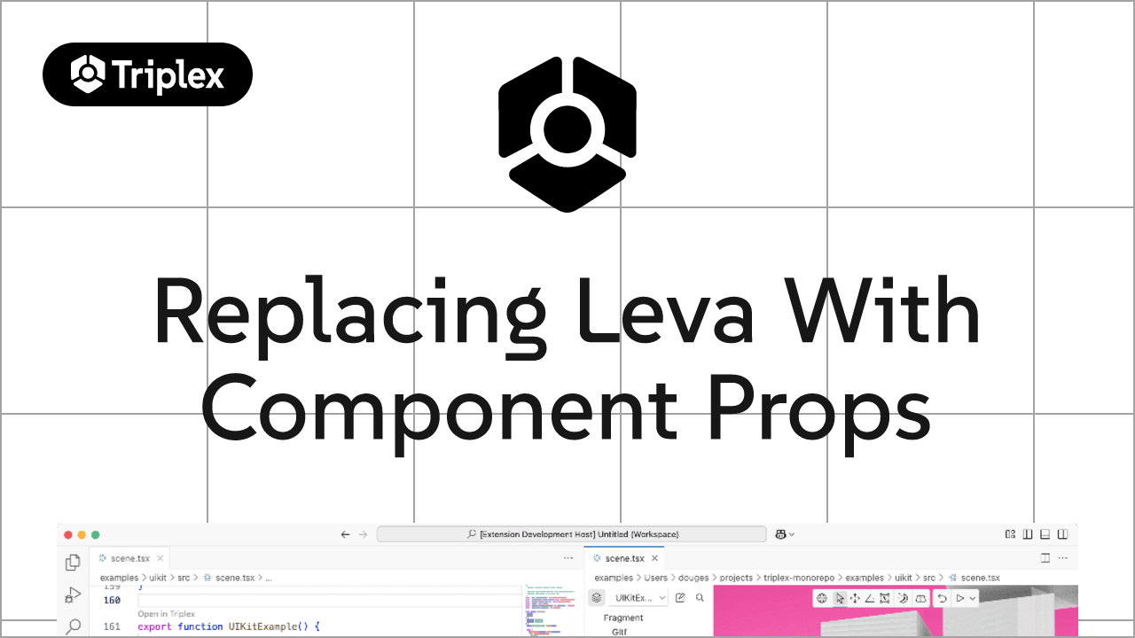 Replacing Leva With Component Props • Triplex