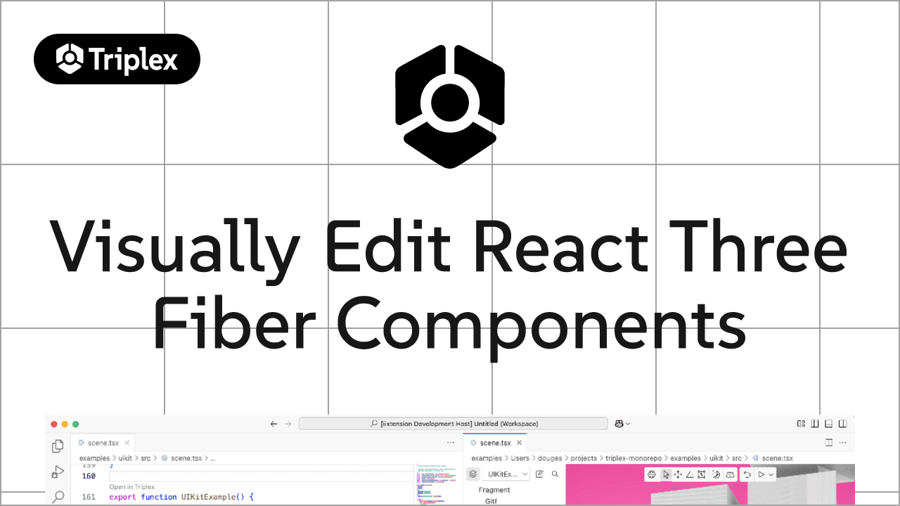 Triplex — The React Three Fiber Editor